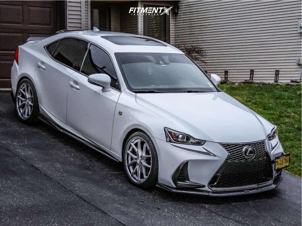 2020 Lexus IS300 F Sport with 19x8.5 Ferrada Fr2 and Continental 235x35 ...