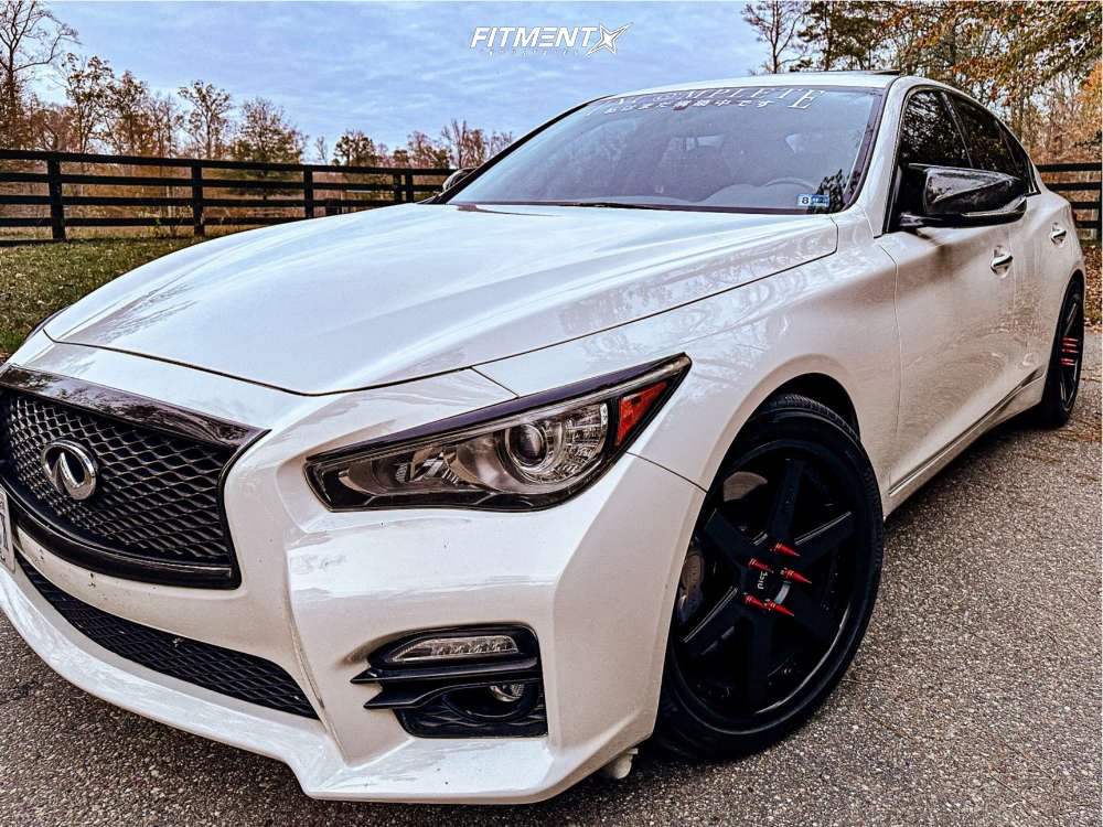 2015 INFINITI Q50 Sport with 19x8.5 Niche Altair and Bridgestone 245x40 ...