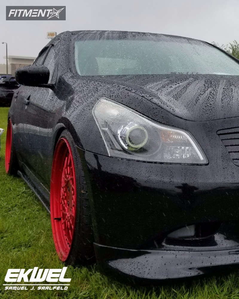 2009 INFINITI G37 Sport with 20x9.5 Art In Motion Ma1 and Hankook ...