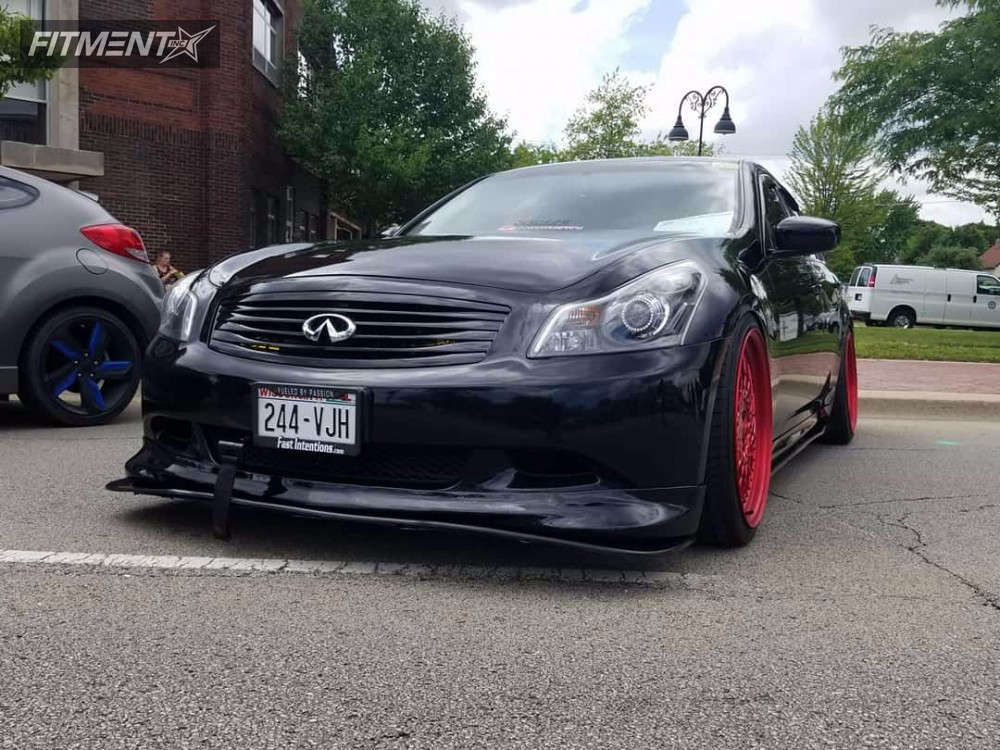 2009 INFINITI G37 Sport with 20x9.5 Art In Motion Ma1 and Hankook ...