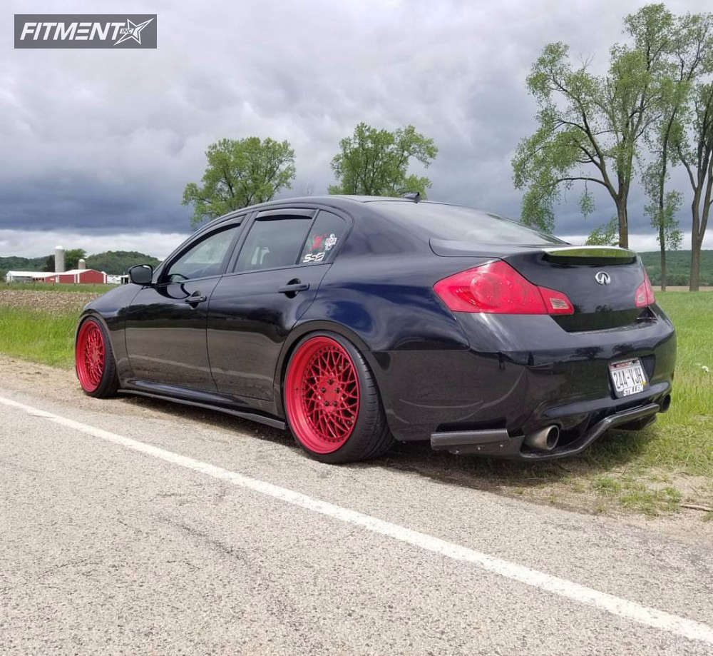 2009 INFINITI G37 Sport with 20x9.5 Art In Motion Ma1 and Hankook ...