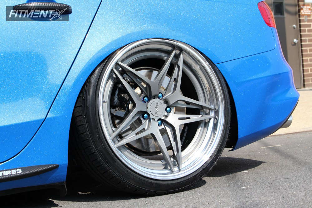 2014 Audi A4 Quattro Base with 20x10 Rotiform VDA and Toyo Tires 245x35 ...