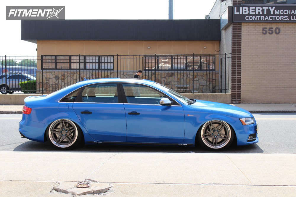 2014 Audi A4 Quattro Base with 20x10 Rotiform VDA and Toyo Tires 245x35 ...