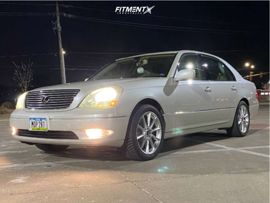 2002 Lexus LS430 Base with 18x8 NS Ns1805 and Michelin 245x45 on Stock ...