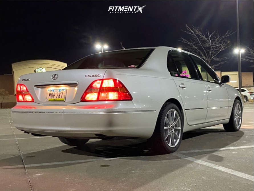 2002 Lexus LS430 Base with 18x8 NS Ns1805 and Michelin 245x45 on Stock ...