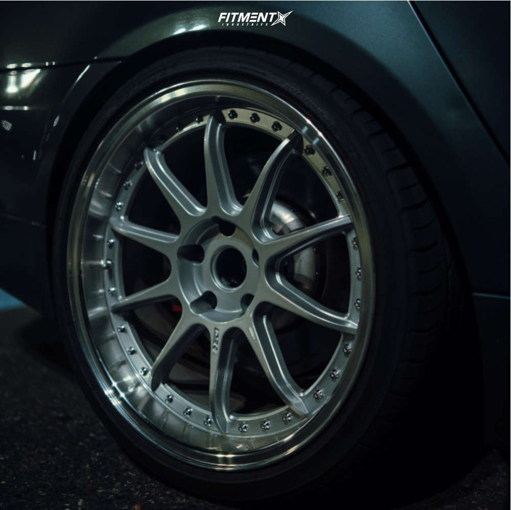 2008 BMW 535i Base with 19x8.5 ESR Cs12 and Delinte 245x35 on Coilovers ...