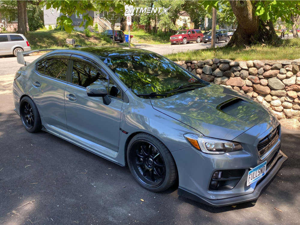 2016 Subaru WRX STI Limited with 18x9.5 Work Emotion D9r and Michelin ...