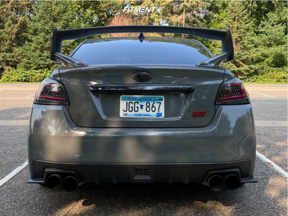 2016 Subaru WRX STI Limited with 18x9.5 Work Emotion D9r and Michelin ...