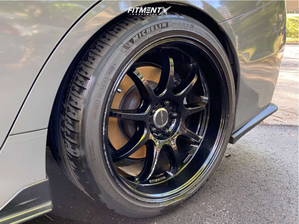 2016 Subaru WRX STI Limited with 18x9.5 Work Emotion D9r and Michelin ...