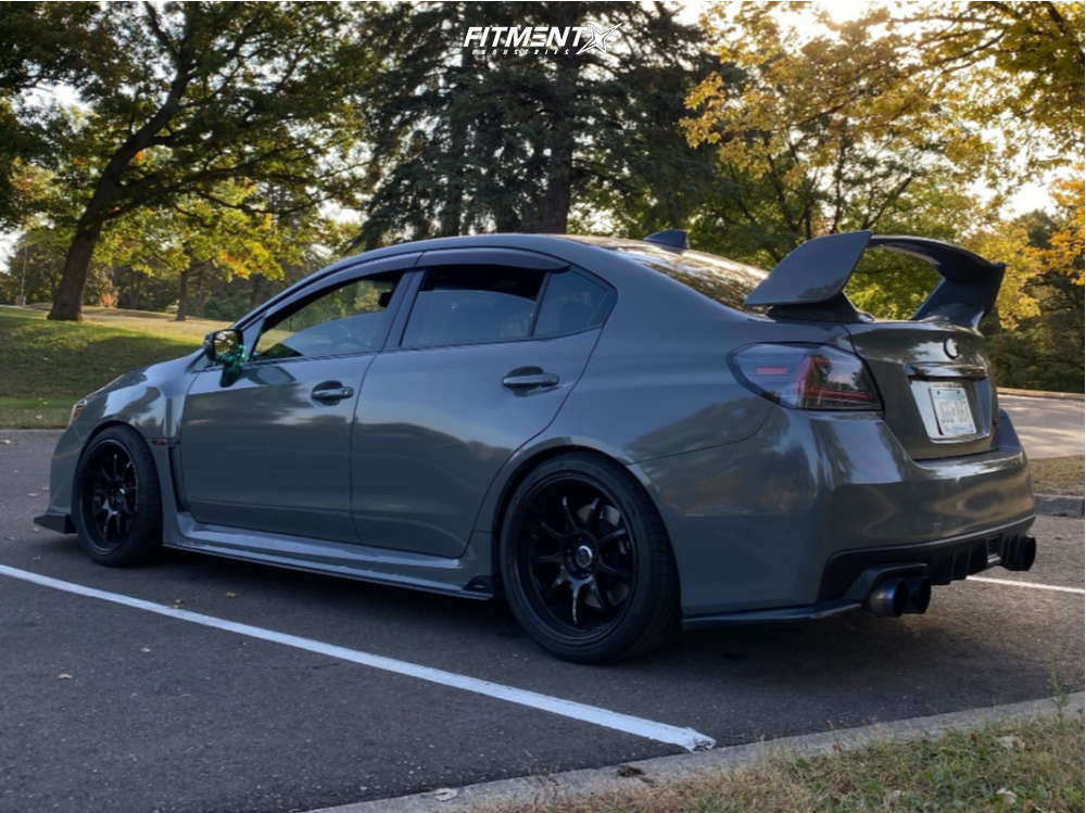 2016 Subaru WRX STI Limited with 18x9.5 Work Emotion D9r and Michelin ...