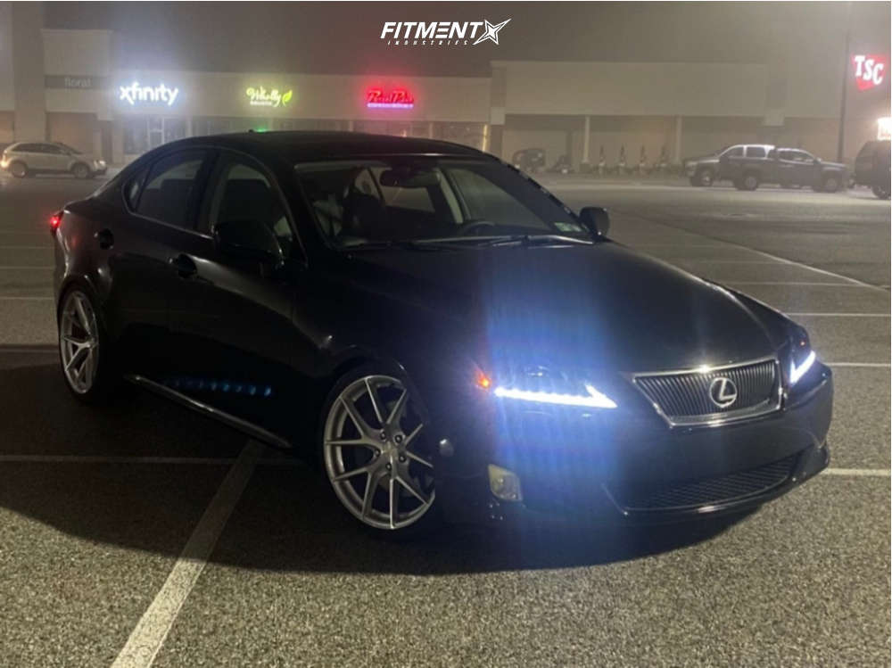 2008 Lexus IS350 lux with 19x8.5 Aodhan Aff7 and Hankook 235x35 on ...