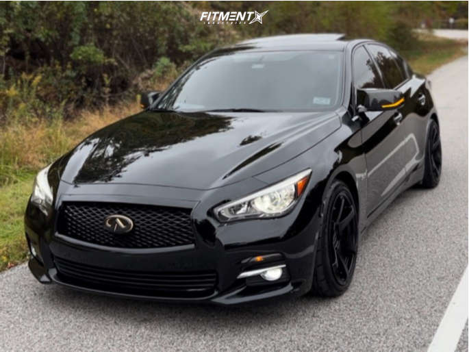 2016 INFINITI Q50 Premium with 18x9.5 AVID1 AV6 and Firestone 245x45 on ...