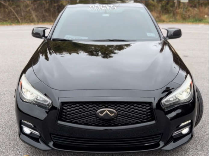 2016 INFINITI Q50 Premium with 18x9.5 AVID1 AV6 and Firestone 245x45 on ...