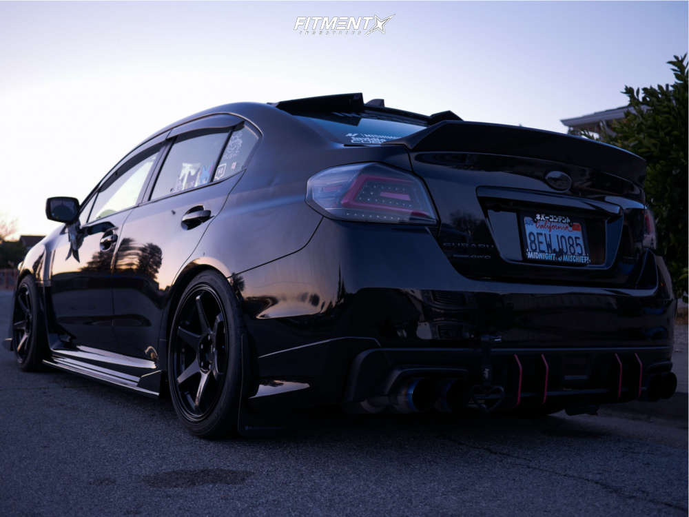 2018 Subaru WRX Premium with 18x9.5 Enkei T6r and Toyo Tires 255x35 on ...