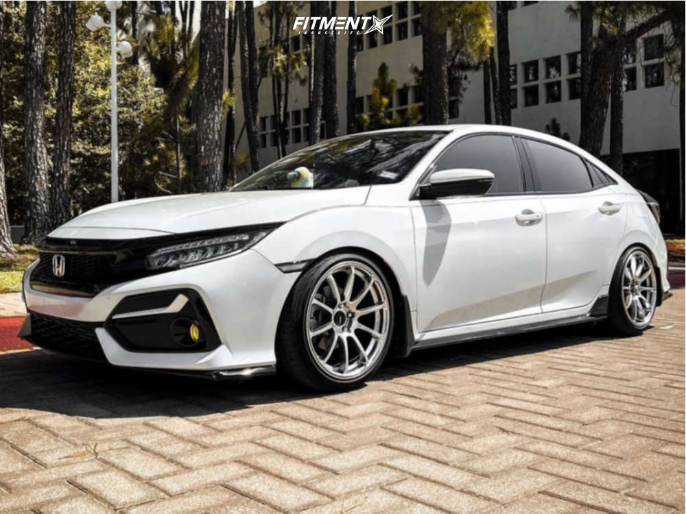 2021 Honda Civic Sport Touring with 18x9.5 AVID1 Av27 and Nitto 235x40 ...
