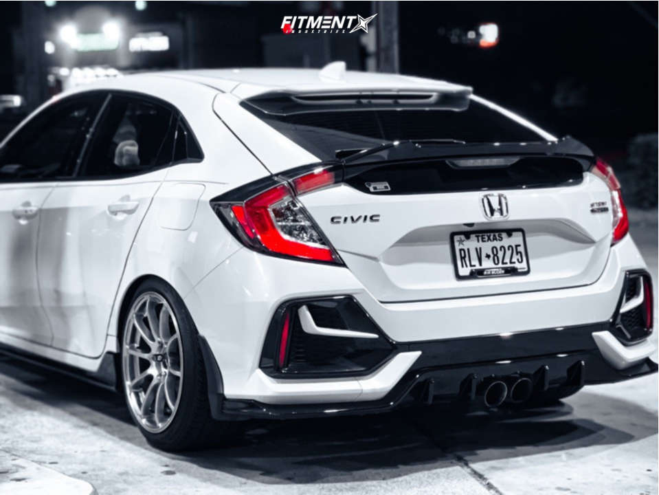 2021 Honda Civic Sport Touring with 18x9.5 AVID1 Av27 and Nitto 235x40 ...