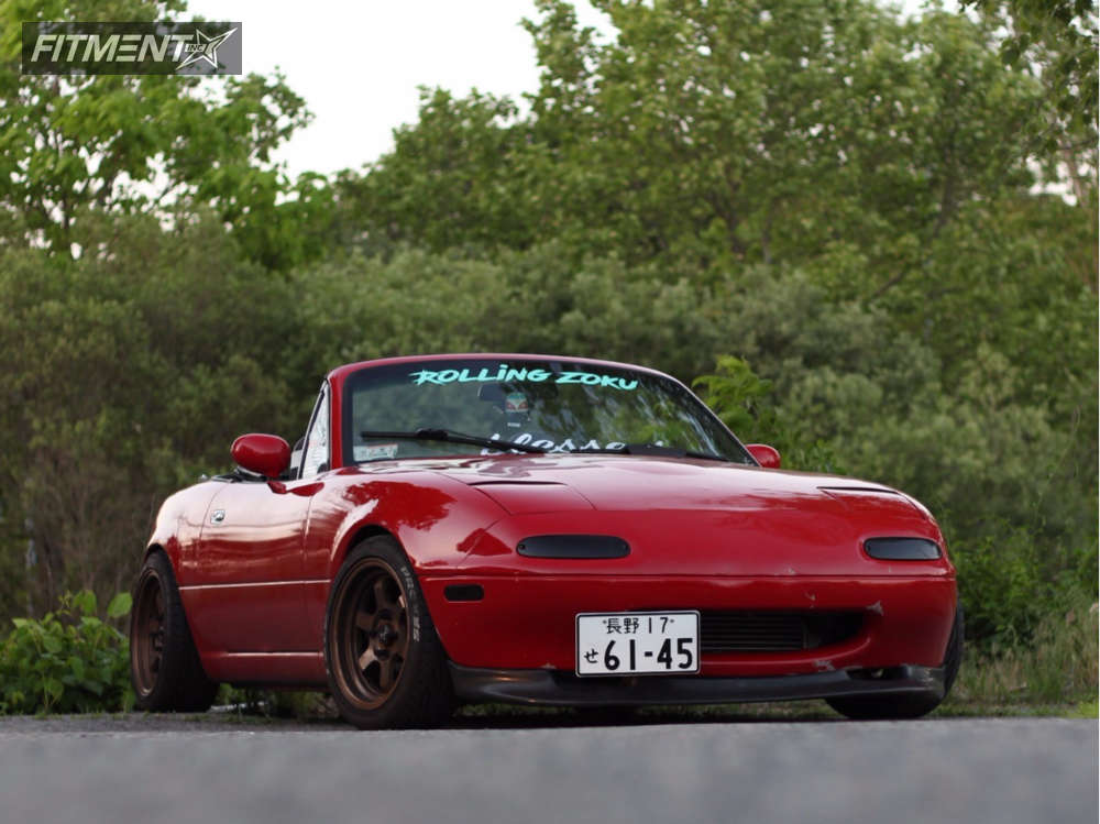 1992 Mazda MX-5 Miata Base with 15x7 Rota Grid and Toyo Tires 195x45 on ...