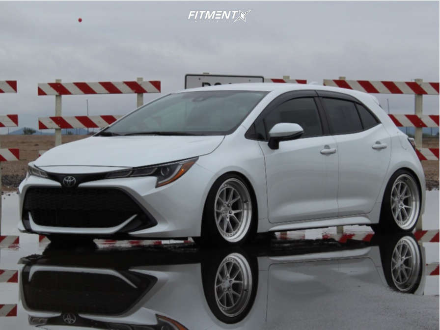 2021 Toyota Corolla SE with 18x9.5 Aodhan Ds08 and Nitto 235x40 on Coilovers | 2501316 | Fitment ...