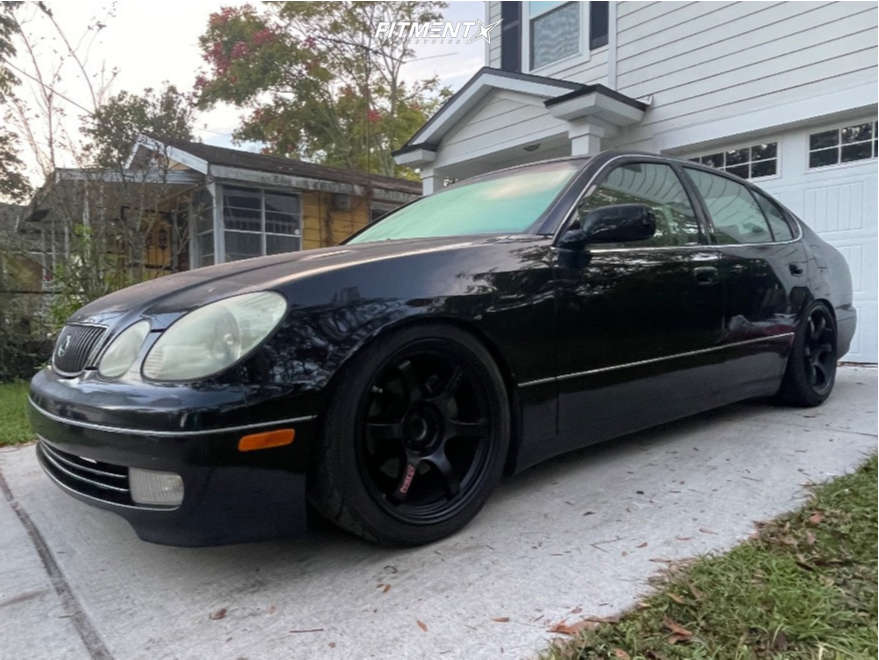 2001 Lexus GS430 Base with 18x9.5 Gram Lights 57dr and Federal 245x40 ...