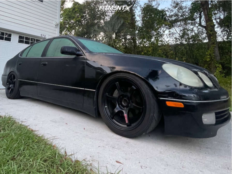 2001 Lexus GS430 Base with 18x9.5 Gram Lights 57dr and Federal 245x40 ...