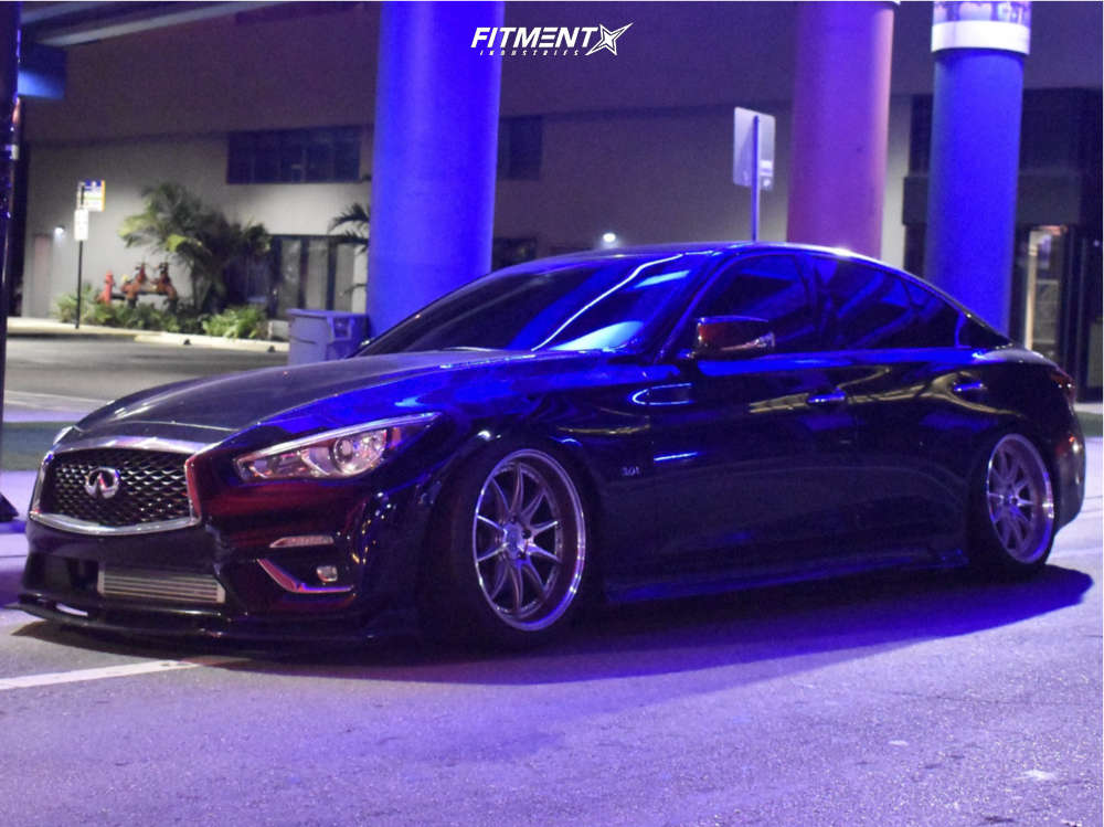 2020 INFINITI Q50 Luxe with 19x9.5 Aodhan Ds07 and Continental 245x40 ...