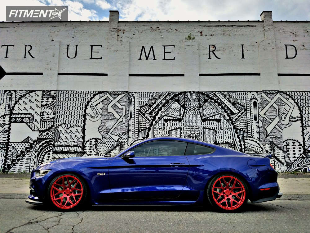 2015 Ford Mustang GT with 20x10 MRR FS01 and Toyo Tires 275x30 on ...