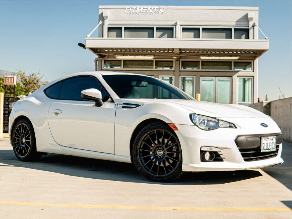 2017 Subaru BRZ Base with 17x7 DRW D15 and Lionhart 215x40 on Stock ...