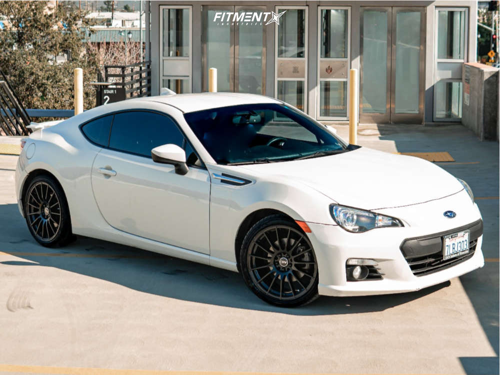 2017 Subaru BRZ Base with 17x7 DRW D15 and Lionhart 215x40 on Stock ...