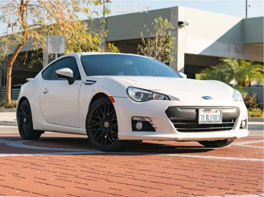 2017 Subaru BRZ Base with 17x7 DRW D17 and Lionhart 215x40 on Stock ...