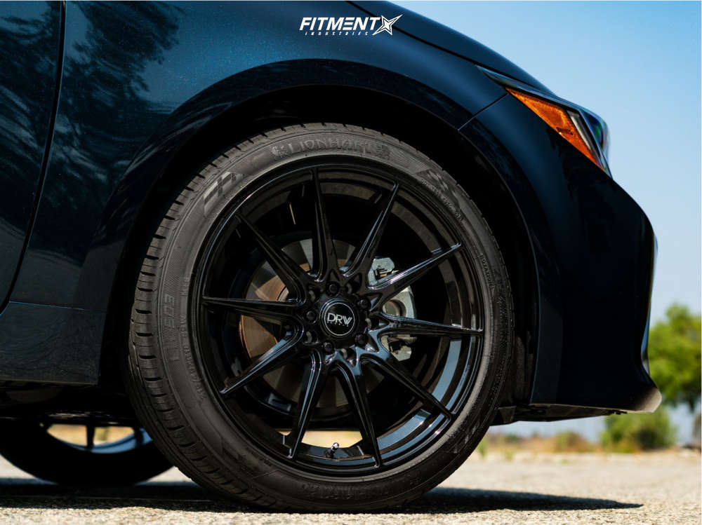 2020 Toyota Corolla XSE with 18x8 DRW D19 and Lionhart 215x45 on Stock ...