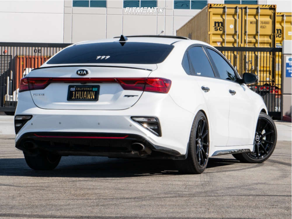 2020 Kia Forte GT with 17x7 DRW D10 and Falken 225x45 on Stock ...