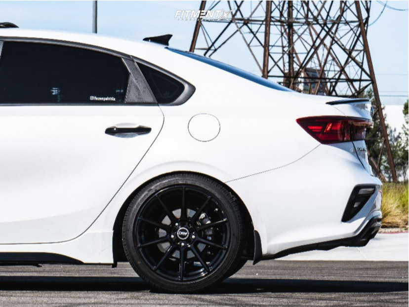 2020 Kia Forte GT with 17x7 DRW D10 and Falken 225x45 on Stock ...