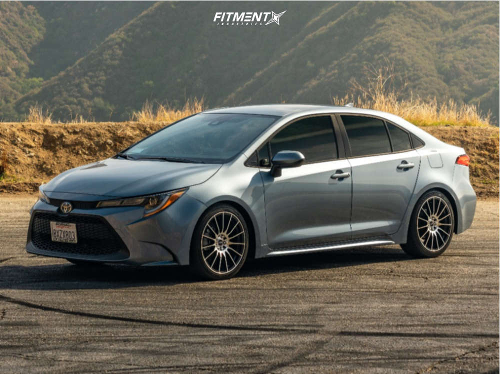 2020 Toyota Corolla Hybrid LE with 18x8 DRW D15 and Lexani 225x40 on ...