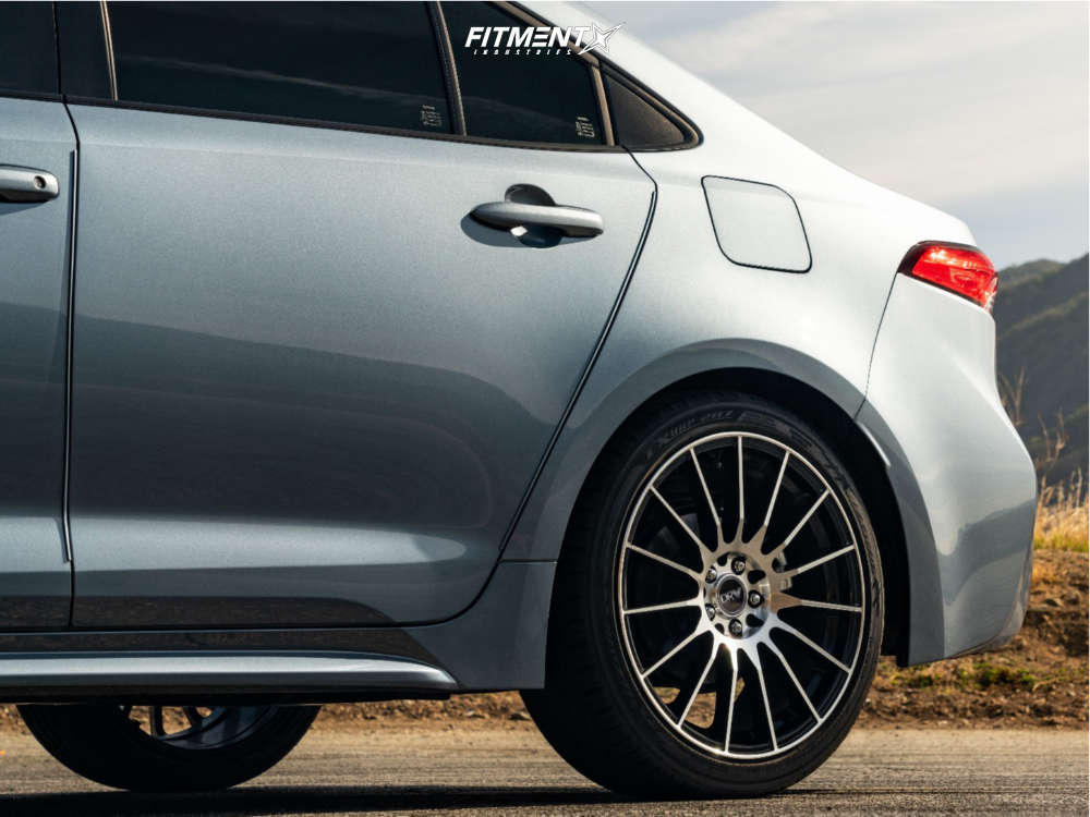 2020 Toyota Corolla Hybrid LE with 18x8 DRW D15 and Lexani 225x40 on ...