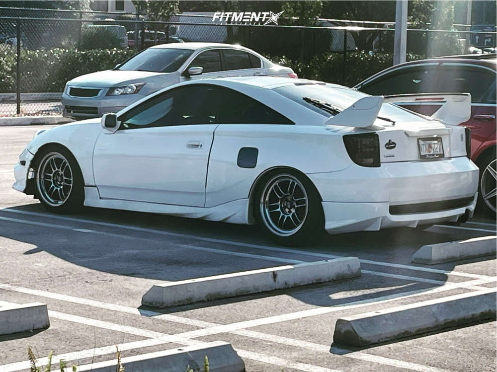 2003 Toyota Celica GT with 17x9 Enkei Rpf1 and Zeetex 225x45 on Coilovers | 2506304 | Fitment ...