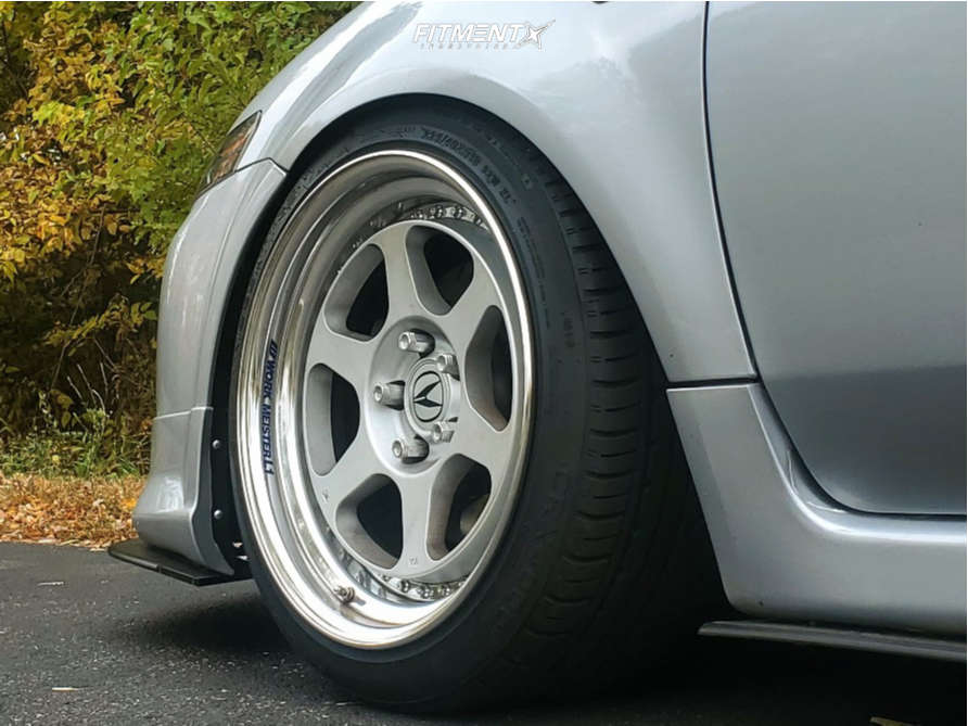 2005 Acura TL Base with 18x9.5 Work Meister L1 3p and Federal 225x40 on ...