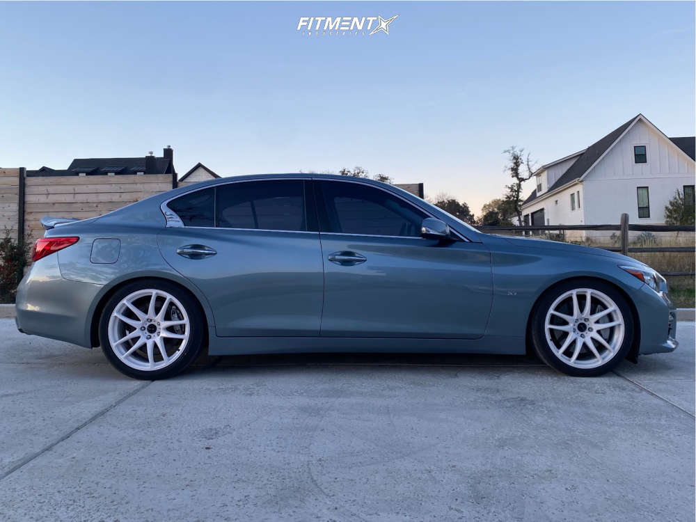 2015 INFINITI Q50 Sport with 19x8.5 Vors Tr4 and Vercelli 245x40 on ...