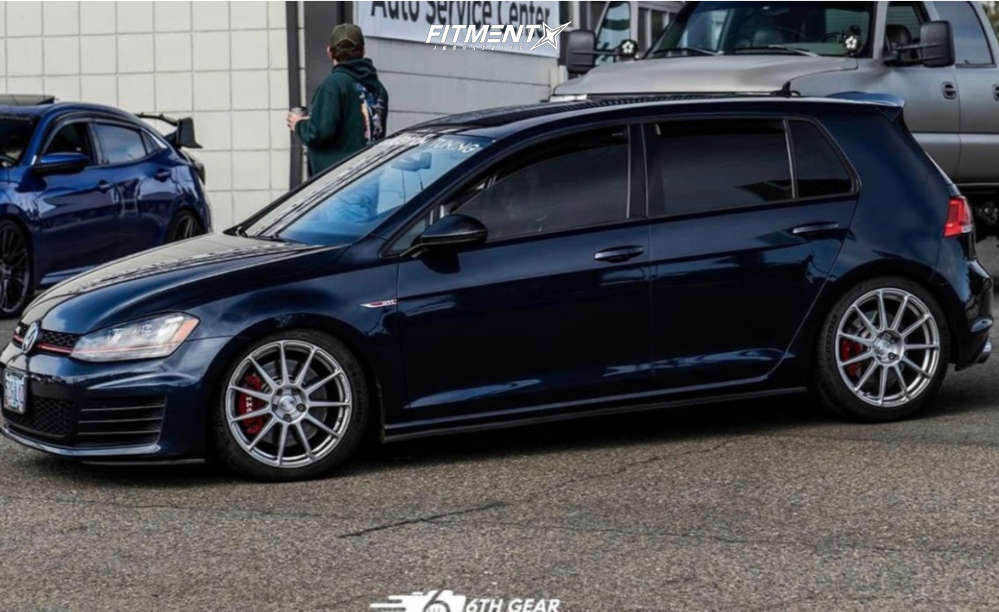 2017 Volkswagen GTI Sport with 18x8.5 Neuspeed Rse11r and Michelin ...