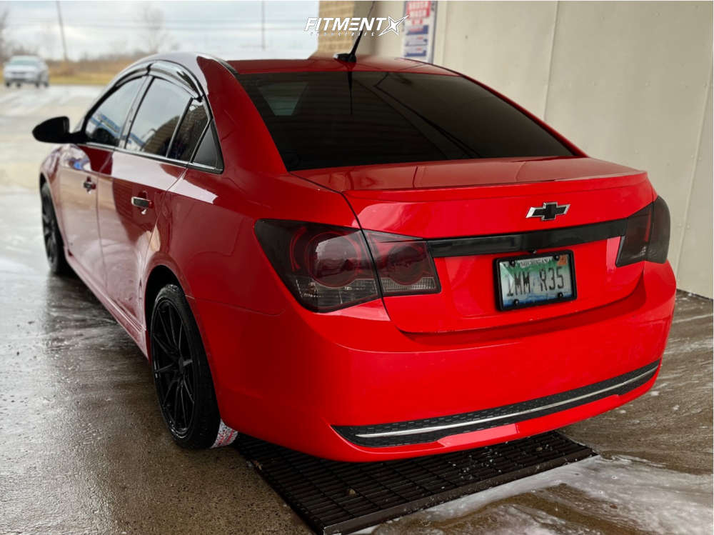 2014 Chevrolet Cruze LTZ with 18x8 DRW D19 and Vercelli 225x40 on Stock ...
