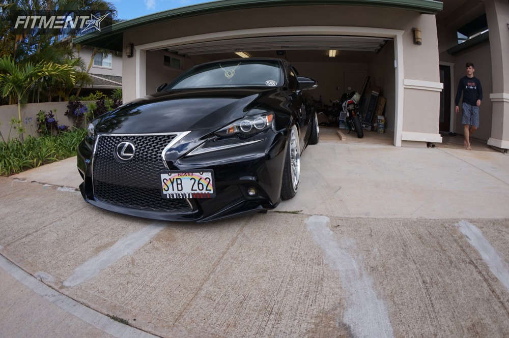 2014 Lexus IS250 F Sport with 19x9.5 Infinitewerks MT and Duraturn ...