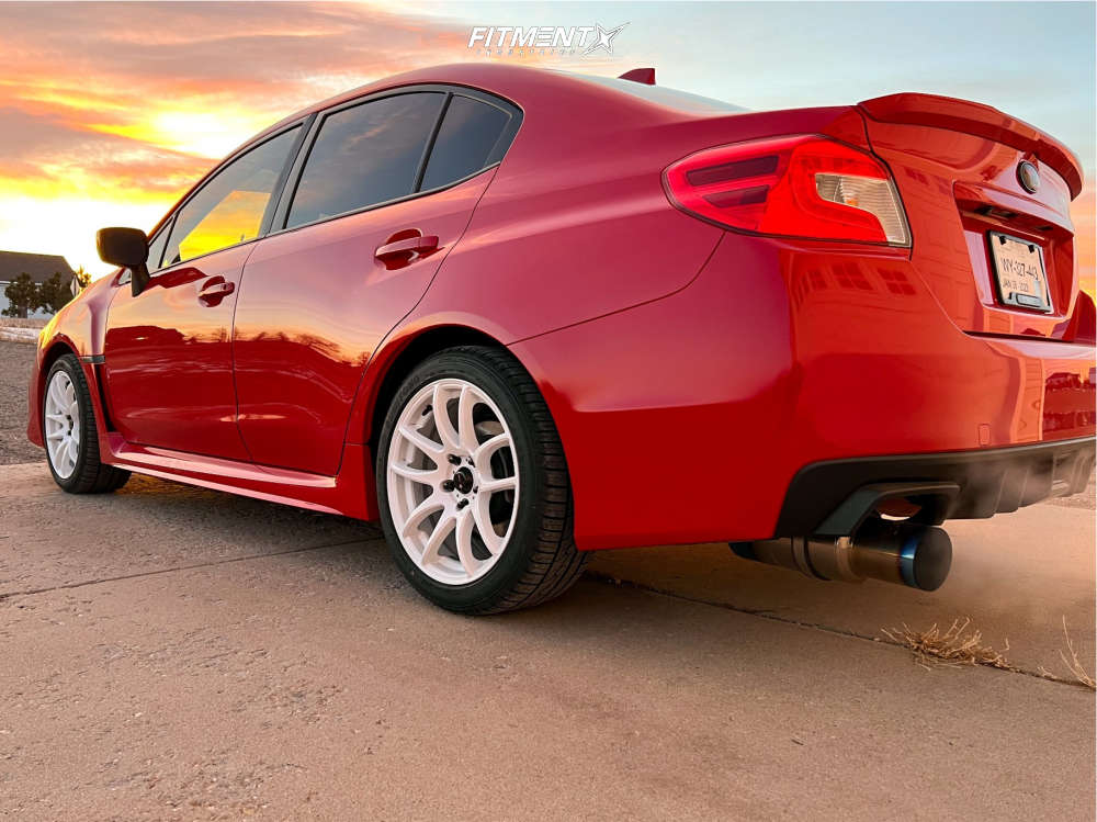 2018 Subaru WRX Base with 17x8 Vors Tr4 and Sumitomo 225x45 on Stock ...