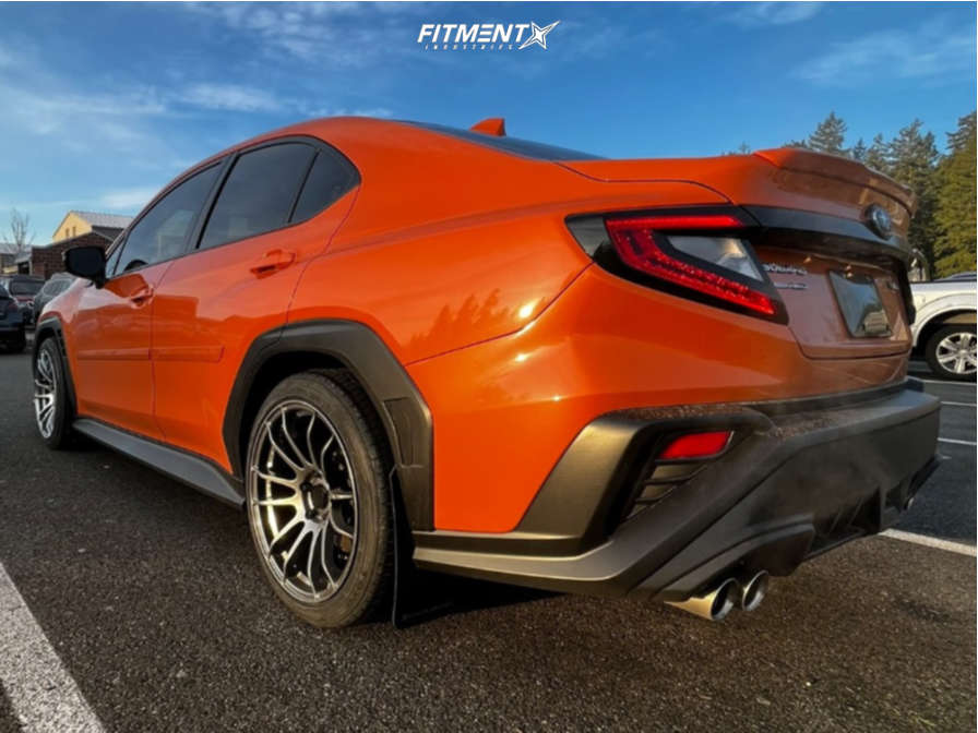 2022 Subaru WRX Premium with 18x9.5 AVID1 Av20 and Toyo Tires 245x40 on Stock Suspension ...