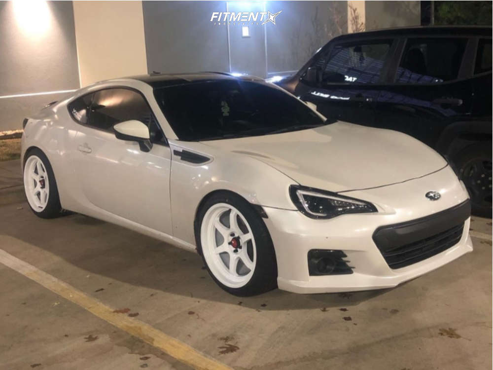 2013 Subaru BRZ Limited with 18x9.5 Aodhan Ah08 and Toyo Tires 235x40 on Lowering Springs ...