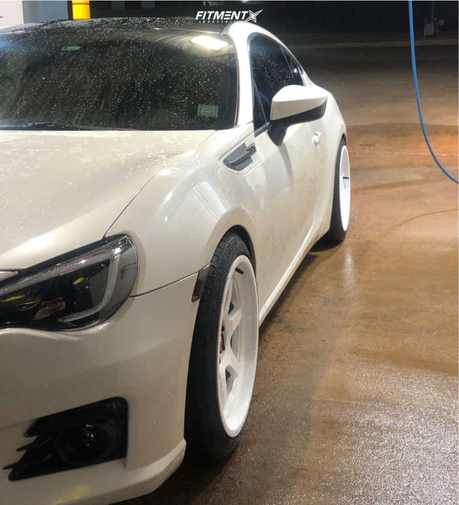 2013 Subaru BRZ Limited with 18x9.5 Aodhan Ah08 and Toyo Tires 235x40 on Lowering Springs ...