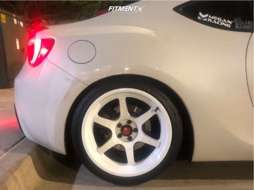 2013 Subaru BRZ Limited with 18x9.5 Aodhan Ah08 and Toyo Tires 235x40 on Lowering Springs ...