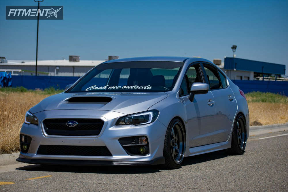 2015 Subaru WRX Base with 18x9 Cosmis Racing Xt-005r and Sunny 225x40 ...