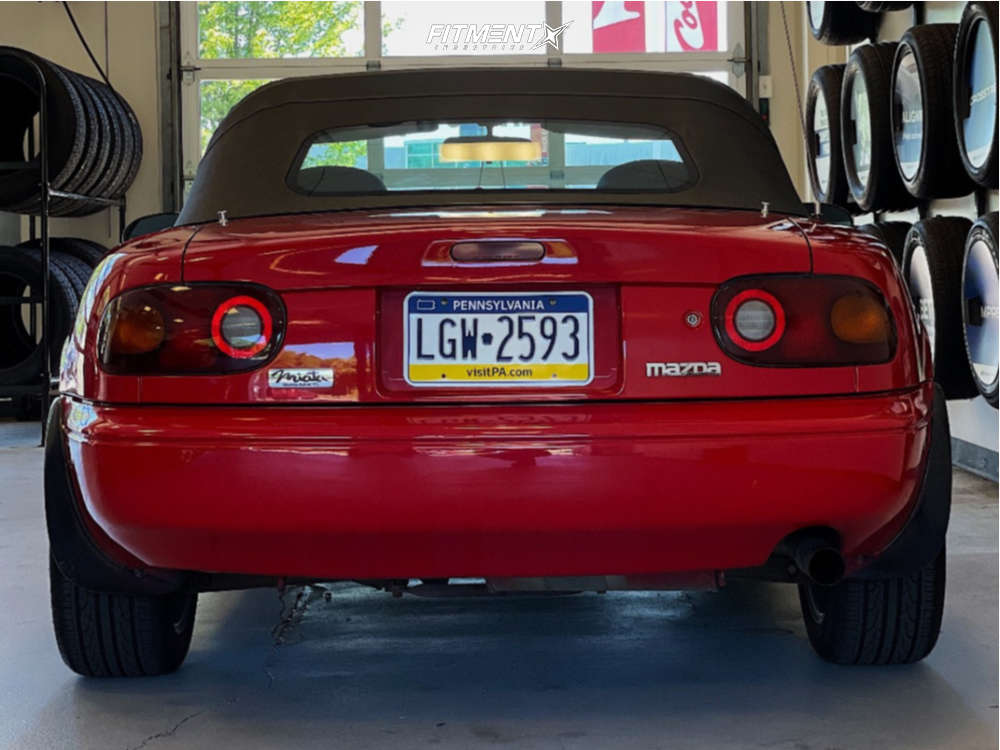 1992 Mazda Miata Base with 15x7 Enkei 92 and Hankook 205x50 on Stock ...