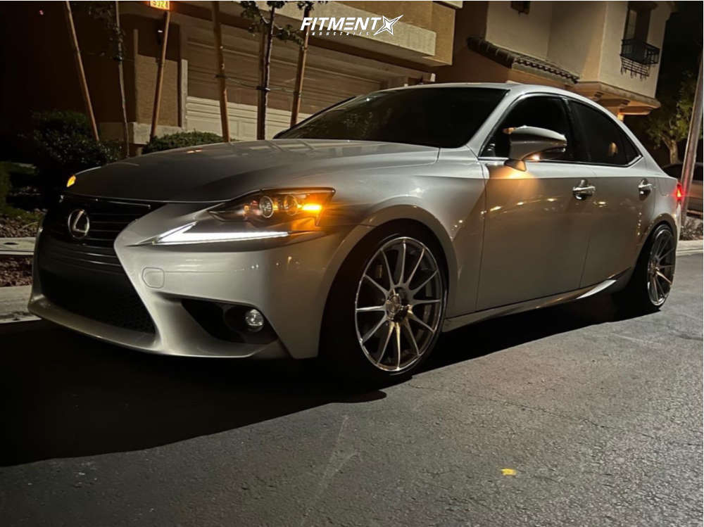 2015 Lexus IS250 Base with 19x8.5 MRR Gf6 and Lexani 225x40 on ...