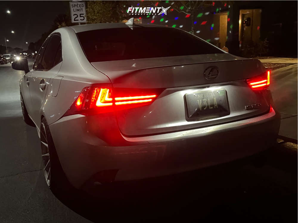 2015 Lexus IS250 Base with 19x8.5 MRR Gf6 and Lexani 225x40 on ...