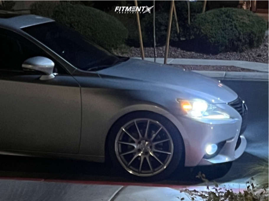 2015 Lexus IS250 Base with 19x8.5 MRR Gf6 and Lexani 225x40 on ...